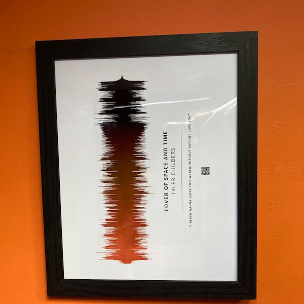 Sound Wave Print Personalised With Your Song Choice Gift for Friend ...