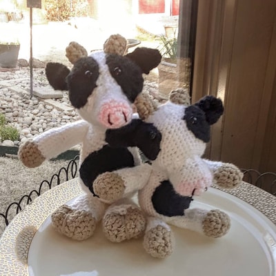 Crochet Pattern MINI COW - Etsy