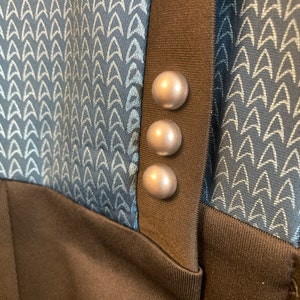 Magnetic Captain Rank Pips From Star Trek: Picard 2020 Silver Rounded ...