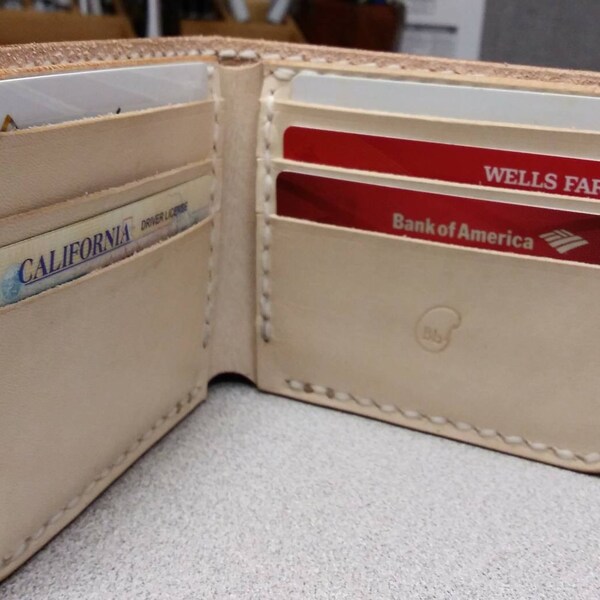 Leather Eight Pocket Bifold Wallet - Etsy