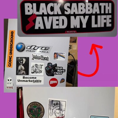 BLACK SABBATH Bumper Sticker - Etsy