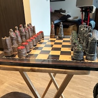Large Gothic Horror Chess Set, Customisable Colours (pieces Only/no ...