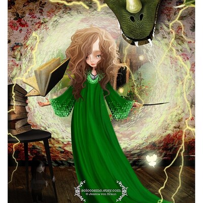 Angler Fish and Little Girl Beach Print my Fishy Friend Fine Art 8x10 ...