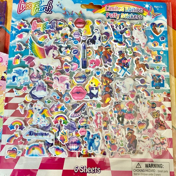 Lisa Frank Stationery Sheets - Etsy