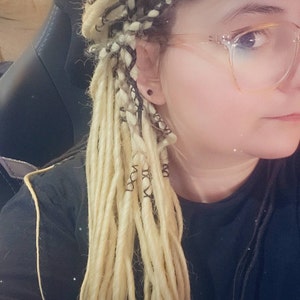 Synthetic Dreads Dreadlock Extensions Double Ended Dreads - Etsy