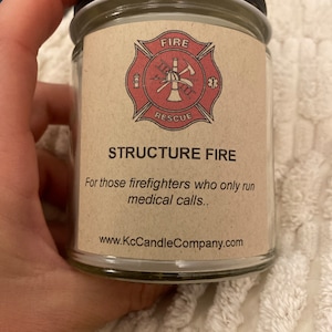 Structure Fire Candle - Etsy