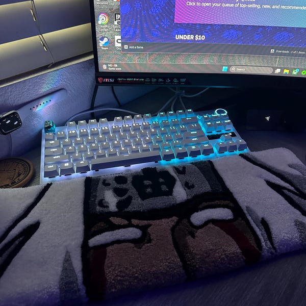 Anime Eyes Inspired Keyboard Rug - Etsy