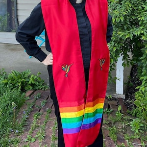 Embroidered MMIW Ribbon Shawl - Etsy