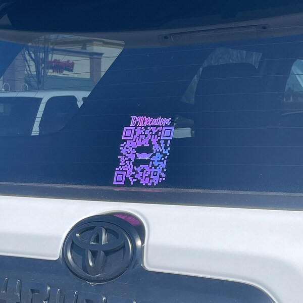 Design Your Own QR Code, Design Your Own Window Sticker, Custom Window ...