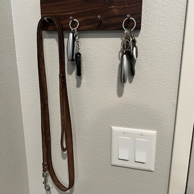 Custom BMW Car Keys Holder, Solid Wood Wall Mounted, Key Organizer ...