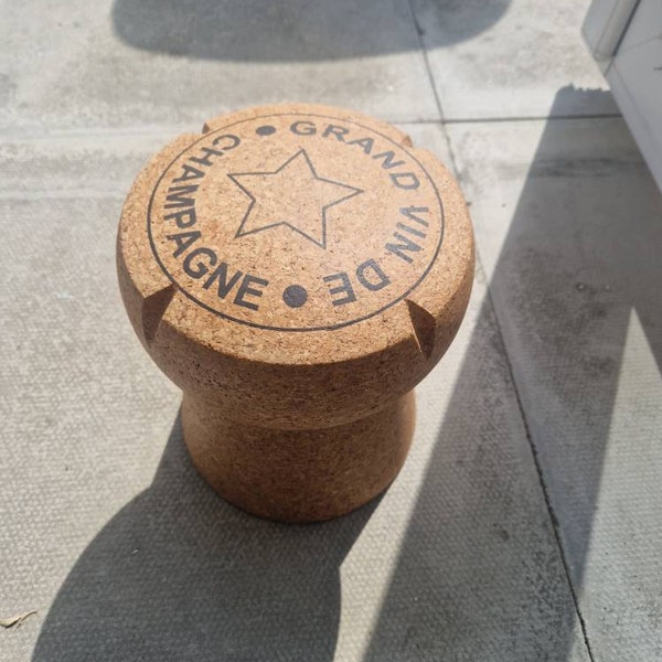 XL Champagne Cork Wire Cage Stool/side Table, 25% OFF - Etsy
