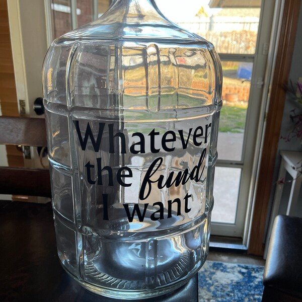 Custom Savings Jar Sticker Personalized Money Jar Decal Travel Fund ...