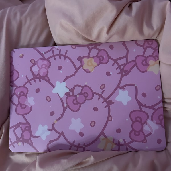 Pink Kitty Cartoon MacBook Case MacBook Air Pro Case Protective Case ...