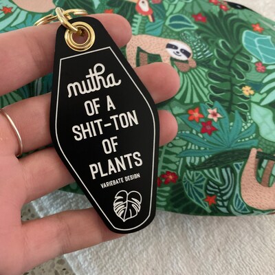 Plant Mutha Keychain - Etsy
