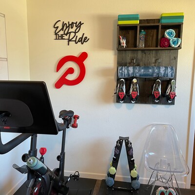 Enjoy the Ride Wood Cutout Sign, Enjoy the Ride Sign, Cycling Room Sign ...