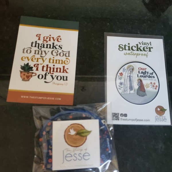 Rosary Pouch Our Lady of Lourdes | Catholic Gift | Confirmation Gift ...