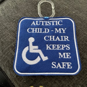 Treat as Wheelchair Sign, Disabled Buggy Tag, Wheelchair Pram Clip ...