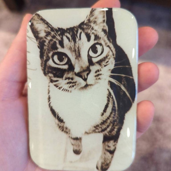 Cat Knitting Notions Tin, LARGE Card Case (026) - Etsy