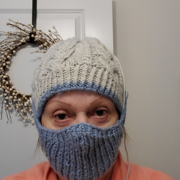 Face Mask Pattern, Knitting Pattern, Face Mask, Washable Face Mask ...