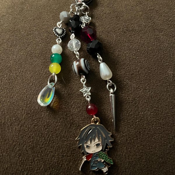 Demon Anime Charms/ Keychains ||| Anime Gift, Anime Keychain, Anime ...