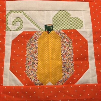 Classic Pumpkin Patch Fall Autumn PDF Quilt Block Pattern Includes ...