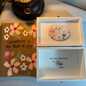 Be Joyful in Hope Hand Painted Journal - Etsy