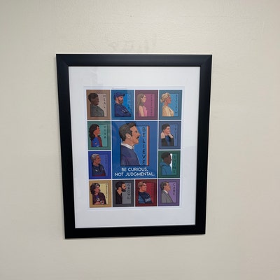 Be Curious, Not Judgemental Collage Medium Print - Etsy