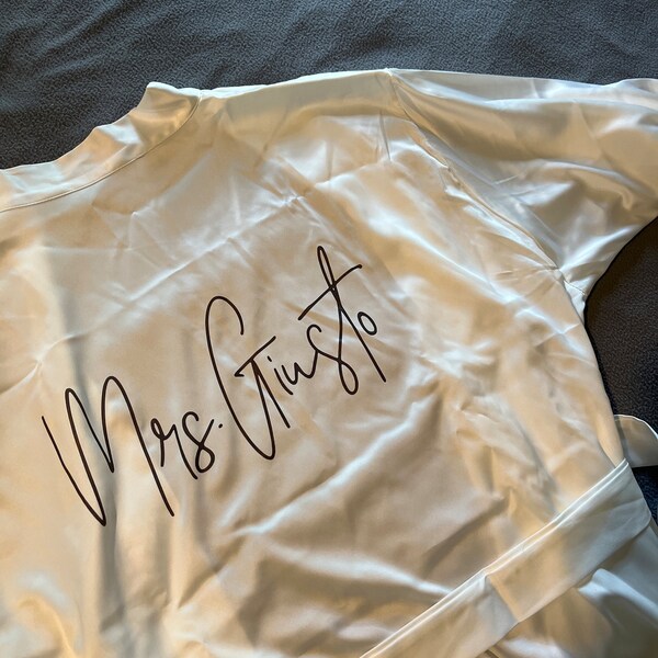 Bride Robe Personalized Bride Gift Bridal Shower Gift Unique Wedding ...
