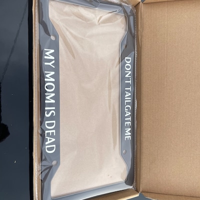 Going to Hell Satanic Goth License Plate Frame Goth Car Accessories ...