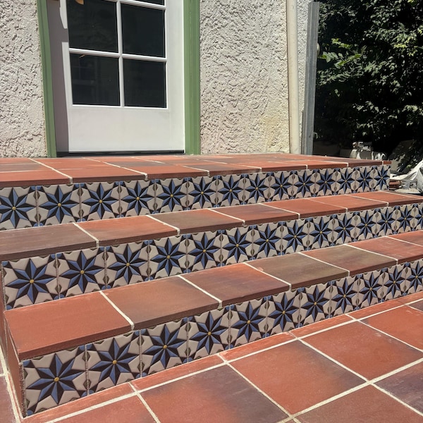 Thatch Modern Kitchen Backsplash Tile 6x6 ~ Mid-century Tile Pattern ...