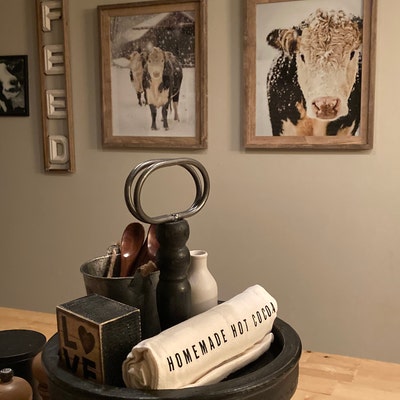 Hereford Cow Print Cow Art French Country Decor Farmhouse - Etsy