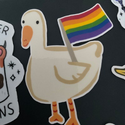 LGBTQ Ducks / Pride Stickers / Pride Flags - Etsy