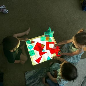 PERSONALIZED Medium Light Table for Sand Drawing. Montessori, Sensory ...