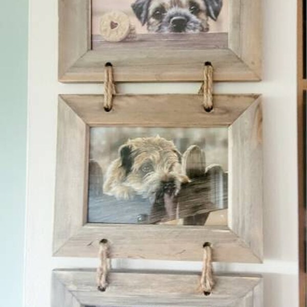 Triple Hanging 6x4 Landscape Photo Frame Home Decorative Multi Picture ...