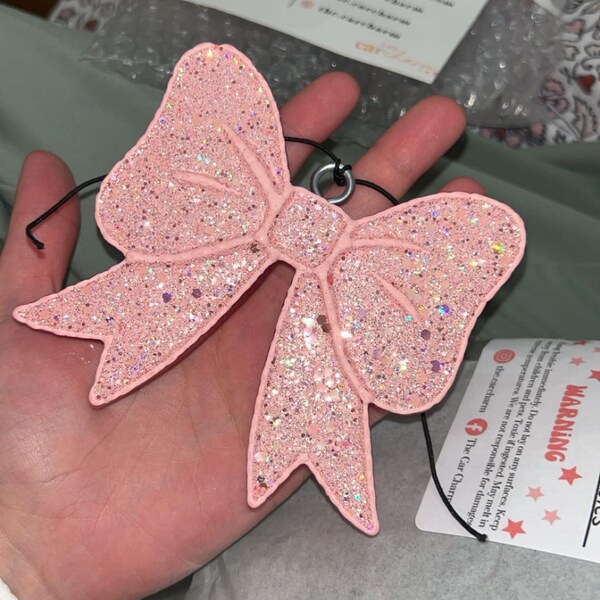 Coquette Bow Freshie | Car Freshie | Car Air Freshener | Car Accessory ...