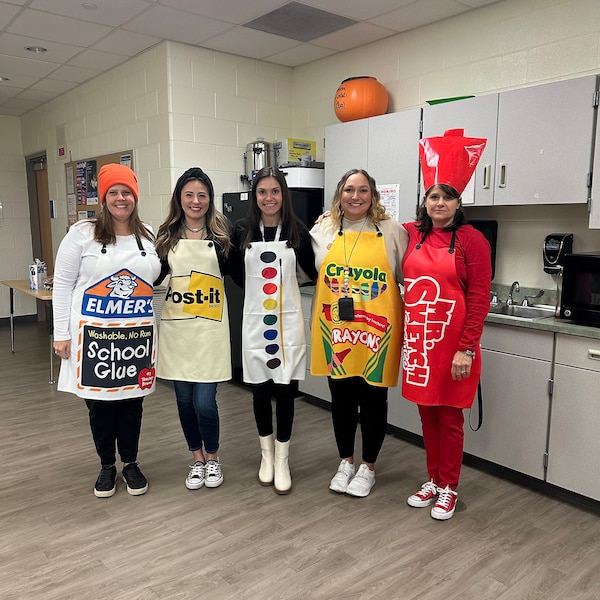 Teacher Halloween Costumes Group School Supplies Group Halloween ...