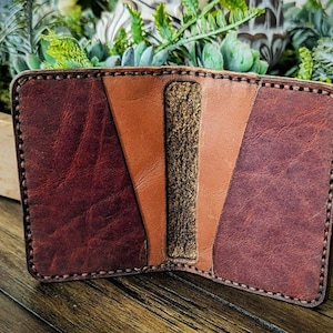 No-stitch Leather Bifold Wallet Pattern Video Tutorial on Youtube DIY ...