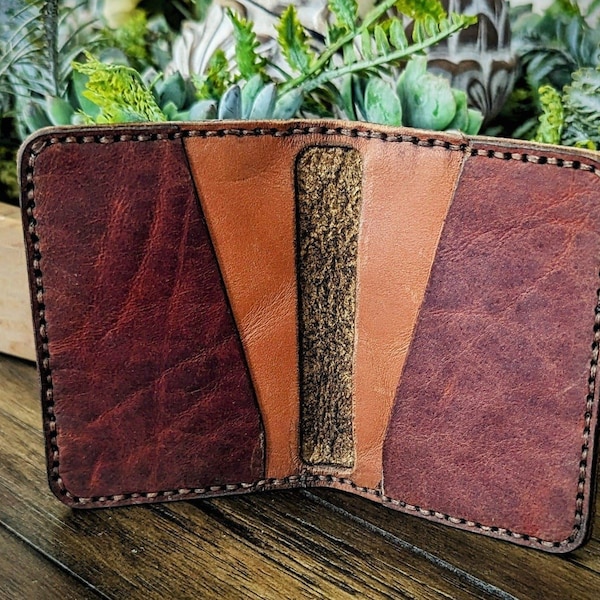 No-stitch Leather Bifold Wallet Pattern Video Tutorial on Youtube DIY ...