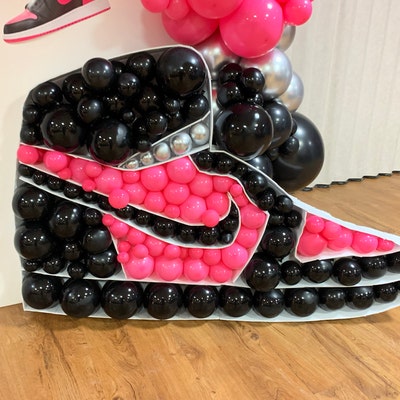 Sneaker From Balloons, Shoe Mosaic From Balloons, Decor Ideas, Mosaic ...