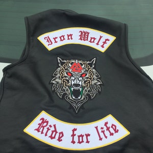 Custom Iron on Back Patches for Jackets Personalize Your Jean Jacket ...