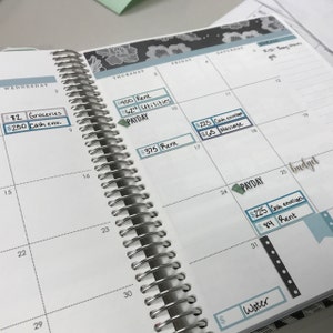 SPENDING TRACKER Planner Stickers. - Etsy