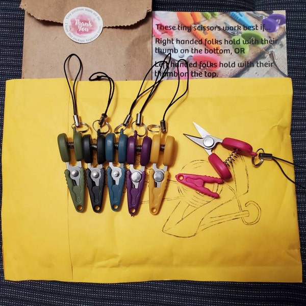 Travel Scissors - Miniature Snips Great for Airplane, TSA, Yarn, Thread ...