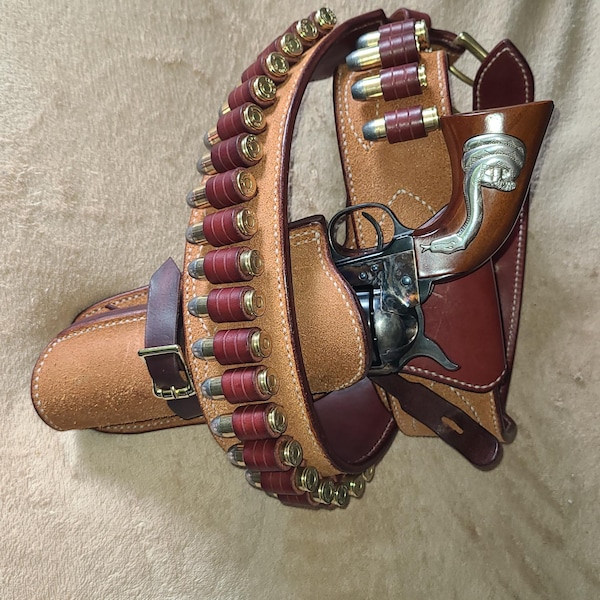 Western Quick Draw Holster and Belt. Clint Eastwood Style - Etsy