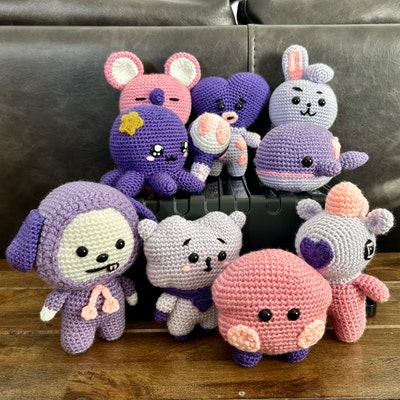 PDF Bundle Amigurumi BT21 Rabbit - Etsy