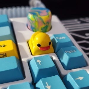 Duckey Duck Artisan Keycap for Cherry MX Keycap Mechanical Gaming ...