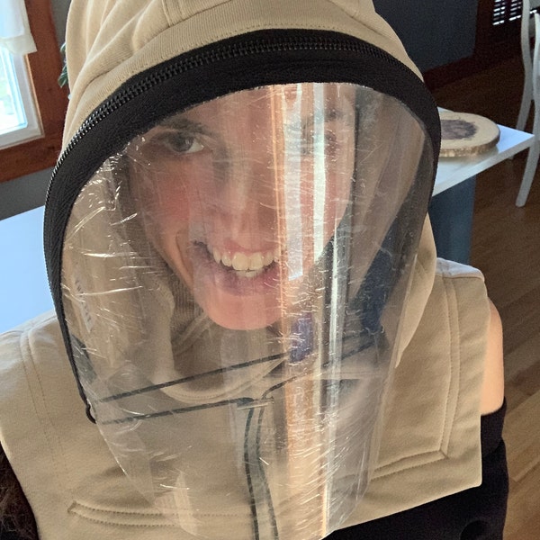 Face Shield Reusable Hood ,shield Mask , Anti Fog Adults, Face Hood ...