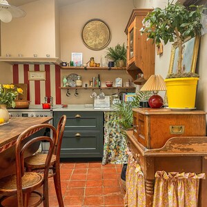 Vintage Industrial Stackable Blue Chair, Heavily Patinated, Cafe Bistro ...