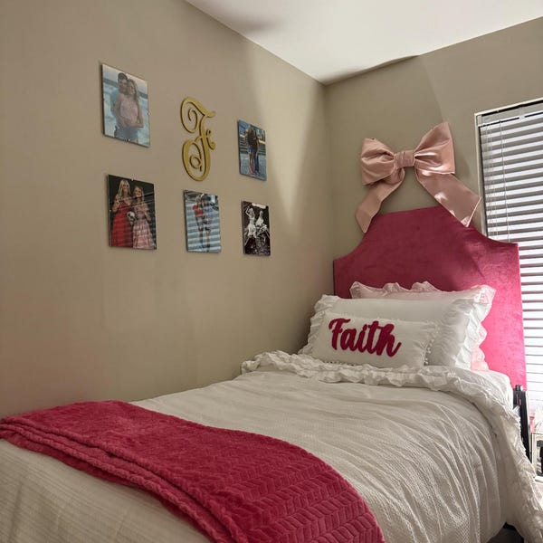 Personalized Name Punch Needle Pillow, Baby Shower Gift, Toddler ...