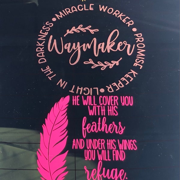 Waymaker Decal | Miracle Worker | Light in the Darkness | Promise ...