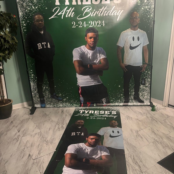 Giant Photo Backdrop, Add Your Photo, Customized Colors, Backdrop ...